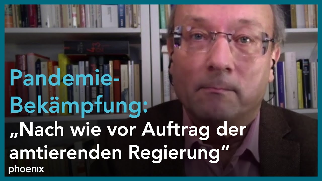 Corona-Politik: Prof. Emanuel Richter (Politikwissenschaftler) mit ...