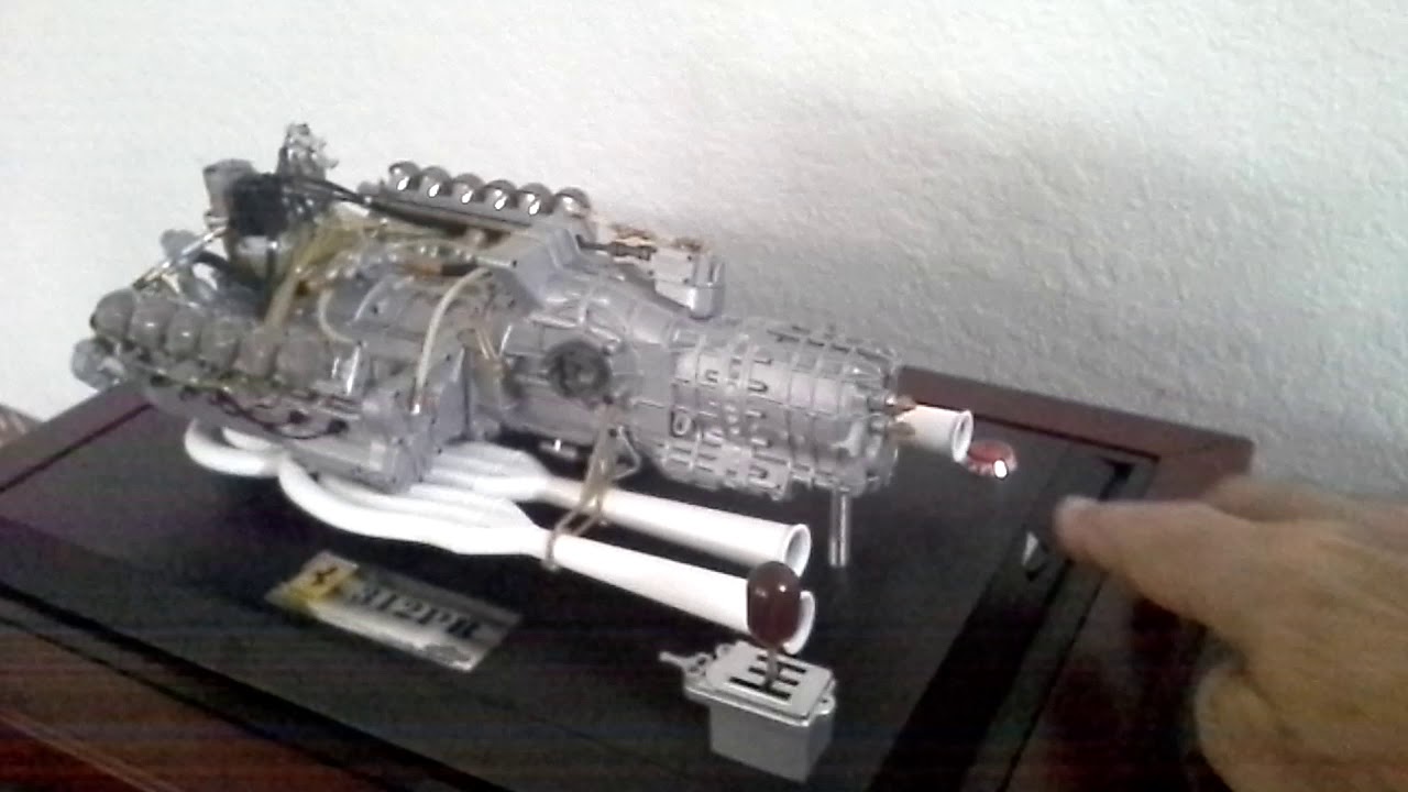 Ferrari 312 PB Scale Engine Model by GMP on eBay - YouTube