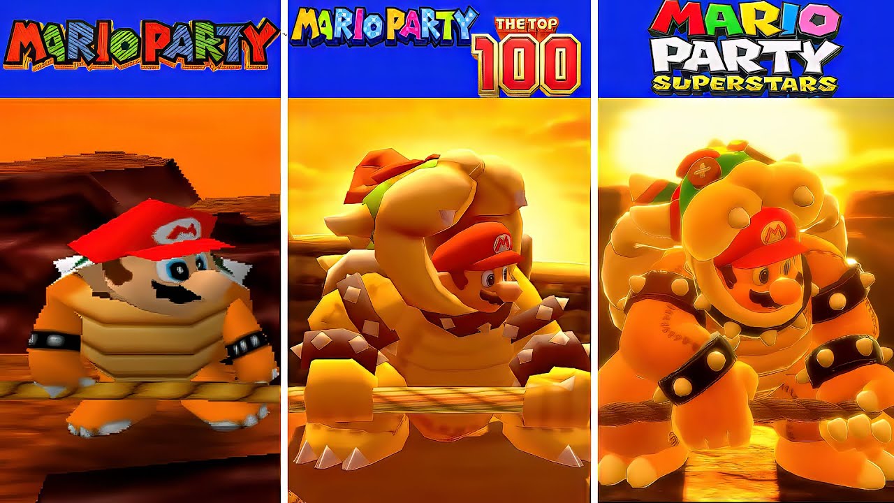 Evolution of Mario Party 1 Minigames Across The Series [1998-2024 ...