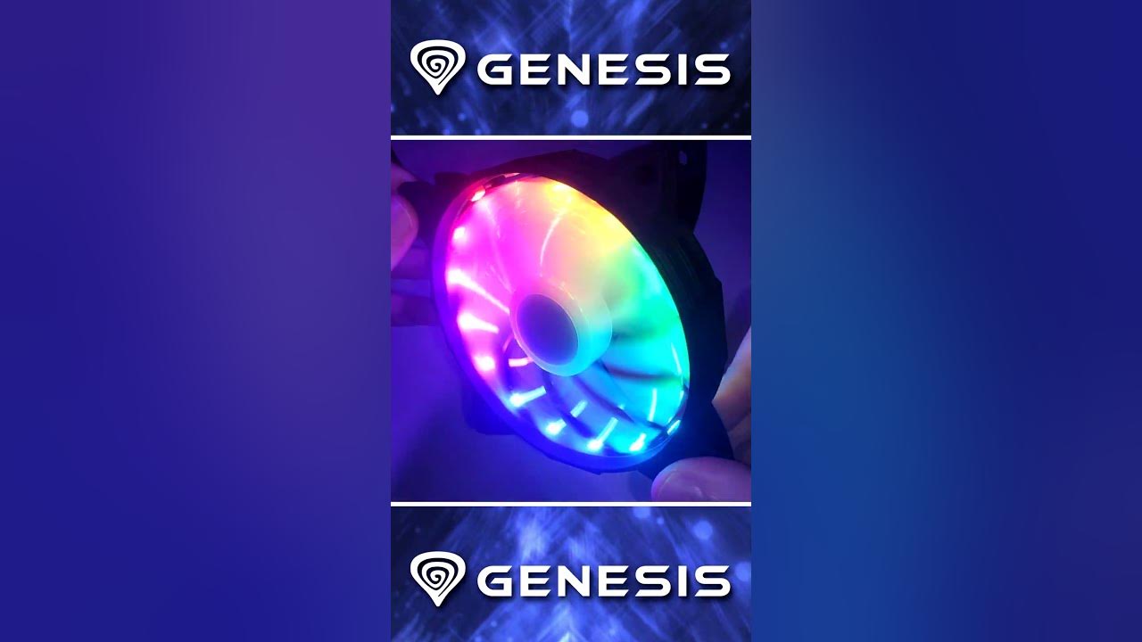 Genesis Hydrion 130 RGB Fan | Building my Mid Range PC - YouTube