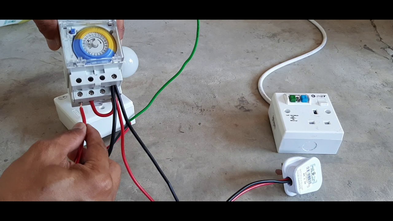 Cara pemasangan timer MAXGUARD Q24TS #TIMER #SOLAR - YouTube