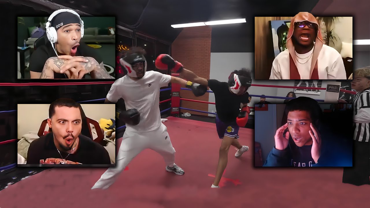 FaZe And YBG REACT To Yugi's BOXING Match - YouTube