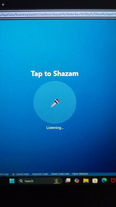 🎧 Create Shazam Interface Using HTML & CSS | Music App UI Design Tutorial - YouTube