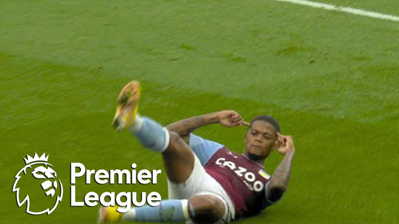 Leon Bailey smashes in Aston Villa equalizer v. Manchester City ...