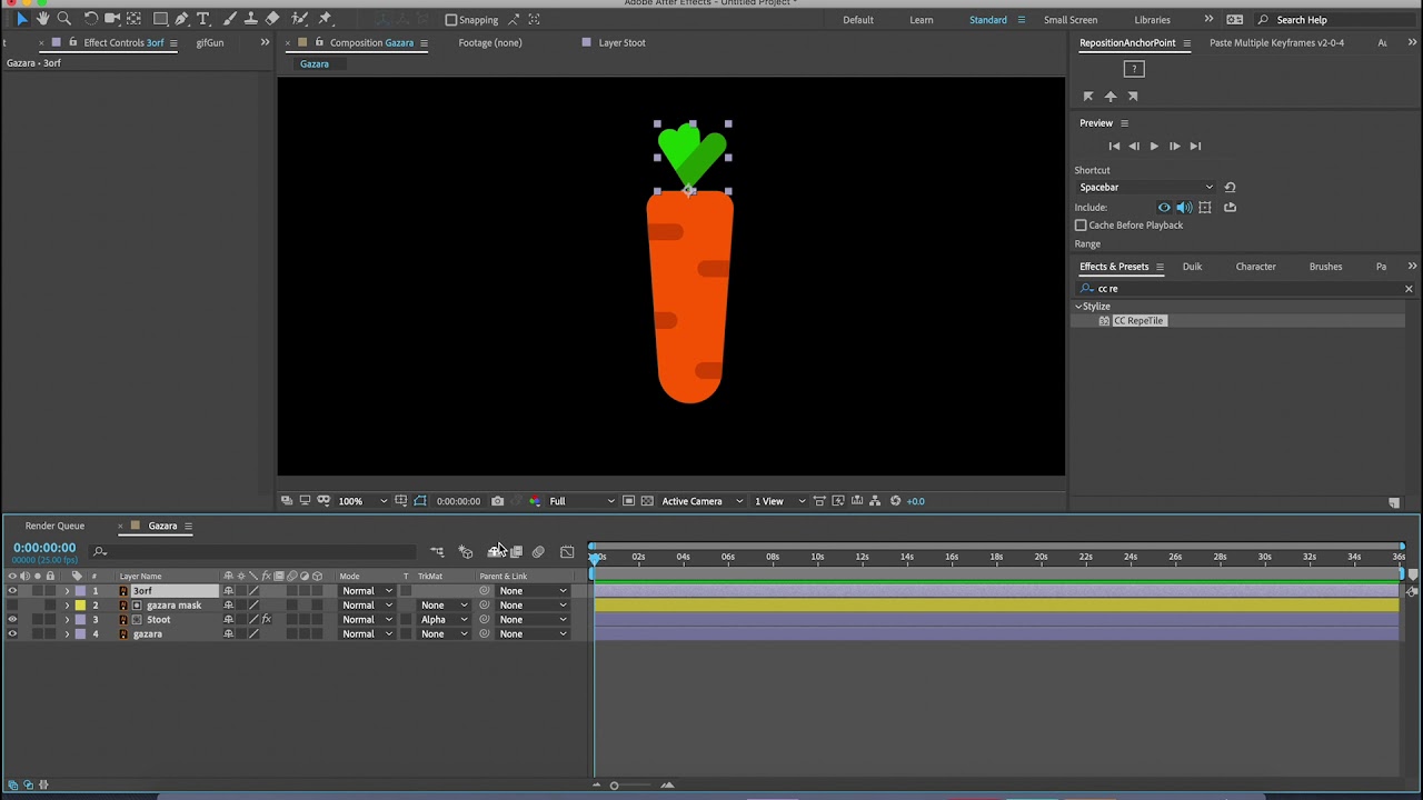 Day 7 Carrot animation - YouTube