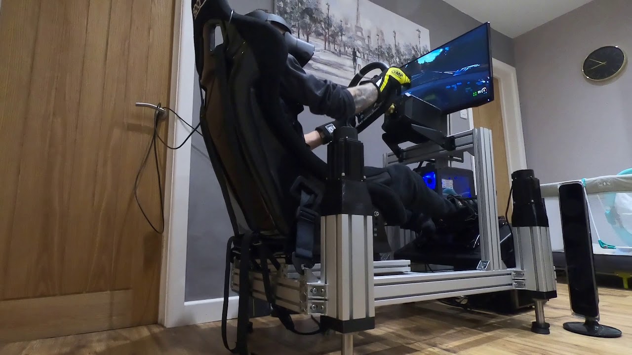 1st try of the SFX-100 motion rig - YouTube