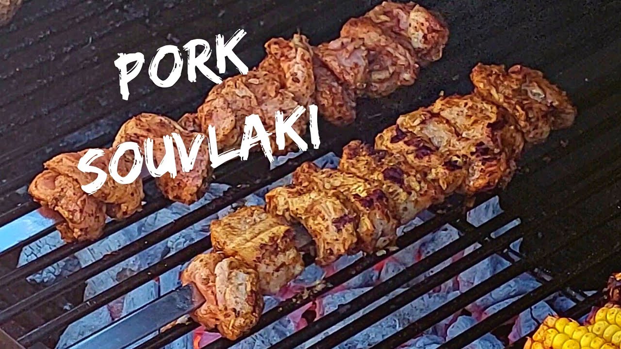 BBQ | Grilled Pork Recipe for Souvlaki | Greek/Cypriot Food - YouTube