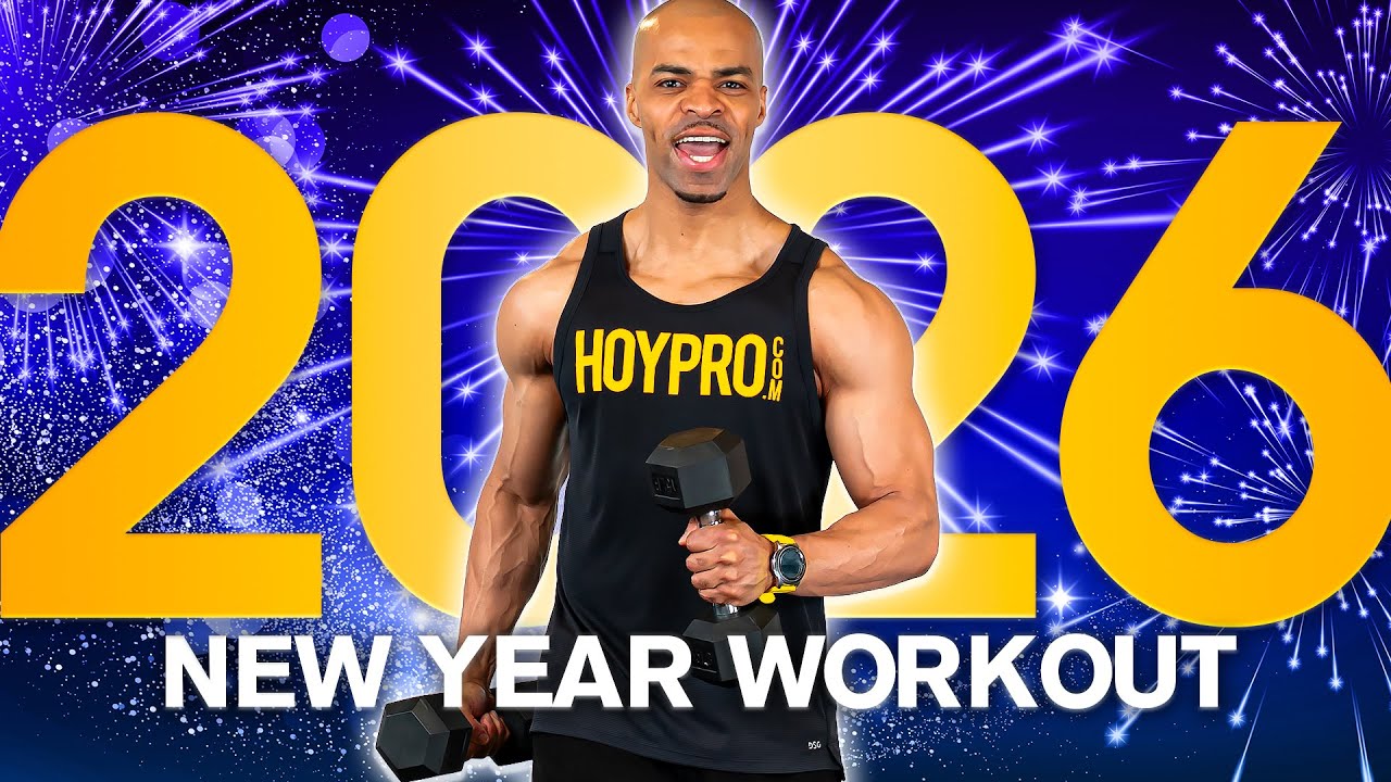 30 MIN New Year’s Resolution Workout | Full Body • No Jumping • All ...