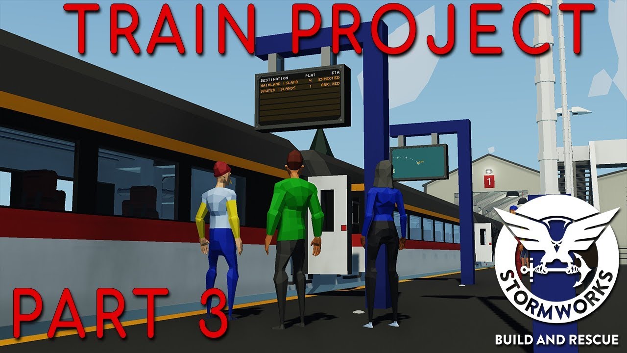 Stormworks Rail Network Project Part 3 - YouTube