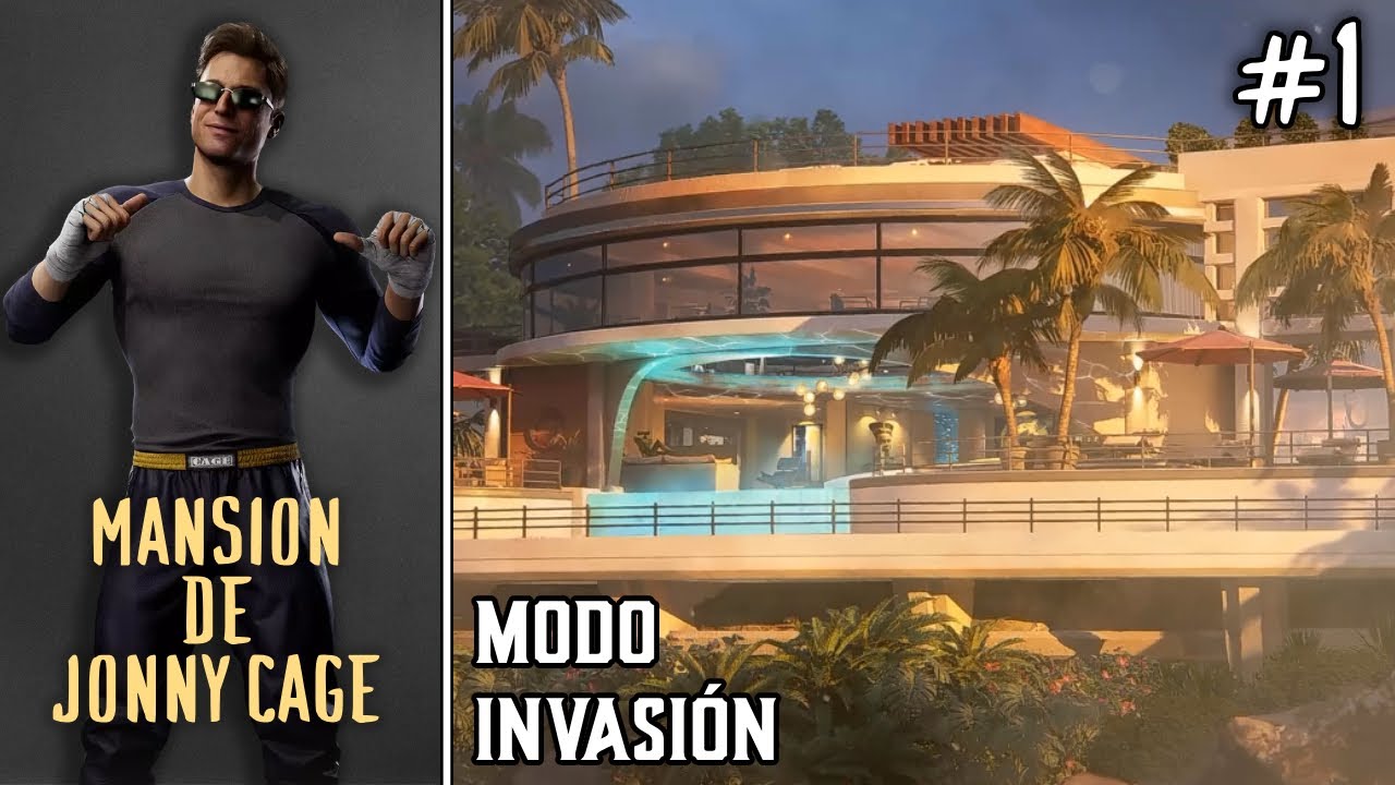 DESCUBRIENDO LA MANSION DE JONNY CAGE 😎 // Mortal Kombat 1 Modo ...