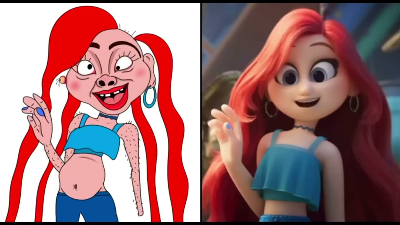 Ruby Gillman drawing meme | teenage kraken trailer (universal studios ...