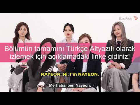 [Türkçe Altyazılı] TWICE Answers 30 Questions In 3 Minutes