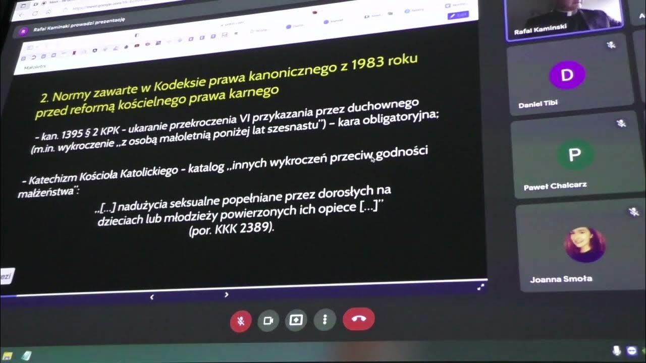 Ewolucja p. kanonicznego w odpowiedzi na przestępstwa wykorzystania seksualnego - ks dr R ...