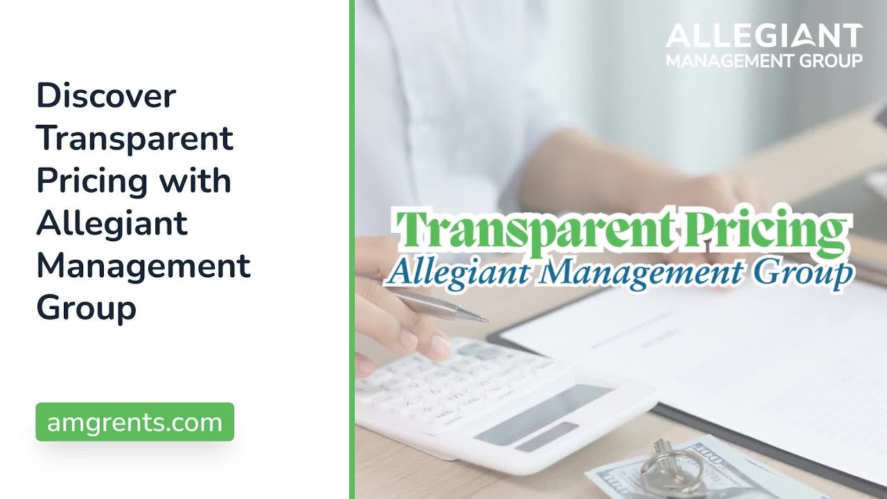 Discover Transparent Pricing with Allegiant Management Group - YouTube