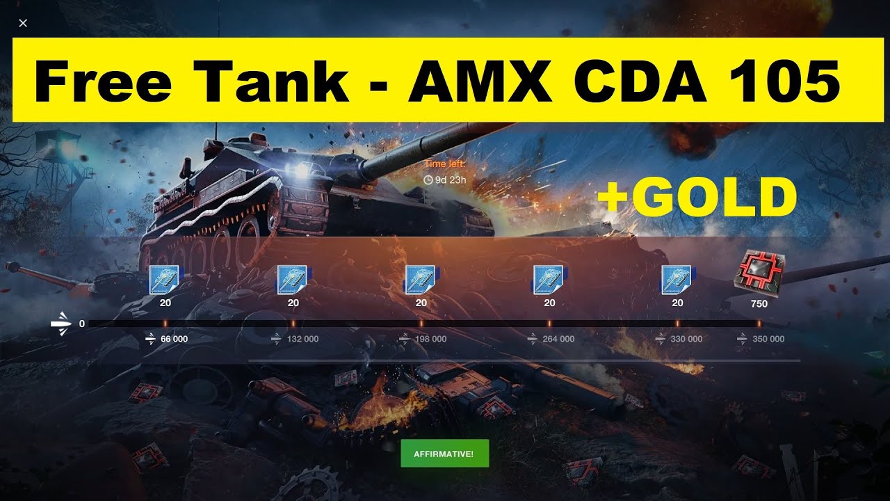 EVENT Free Premium Tank AMX CDA 105 and Hunt for Gold! - Live Stream ...