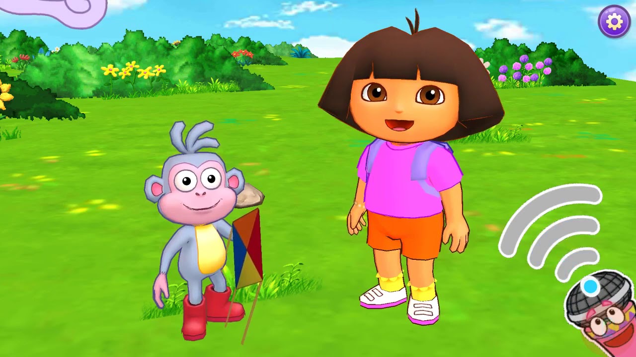 Dora The Explorer Kids Play Kite Learn Weathers Windy Rainy - Weathers ...