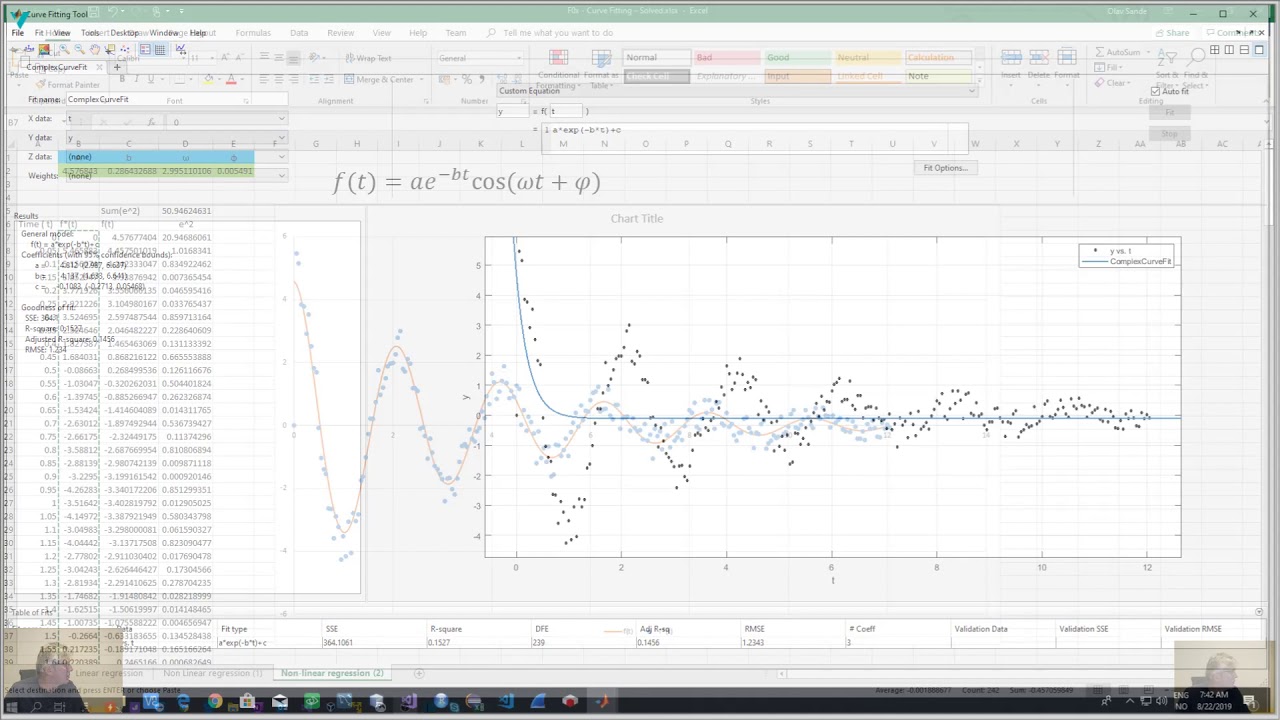 Cftool In Matlab Youtube