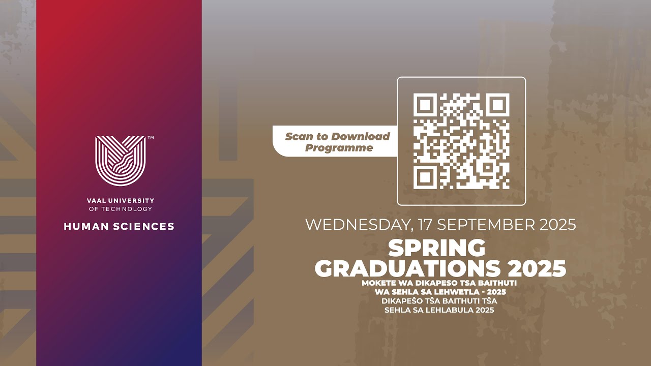 🎓 Wednesday, 17 September 2025 | VUT Graduation 2025 | Human Sciences ...