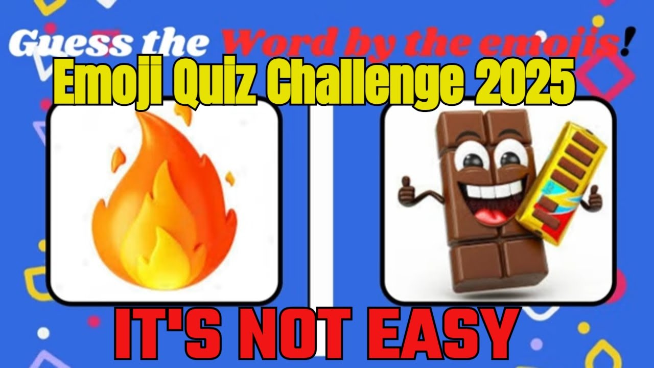 Emoji Quiz Challenge 2025: How Many Can You Guess? - YouTube