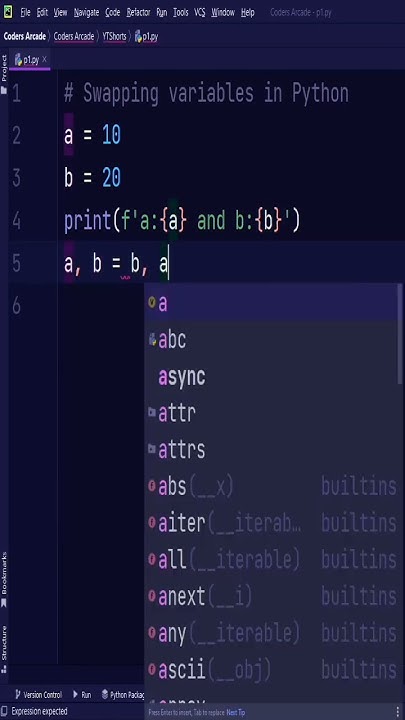 Swapping Variables In Python Viral Coding Coder Pythoncoding