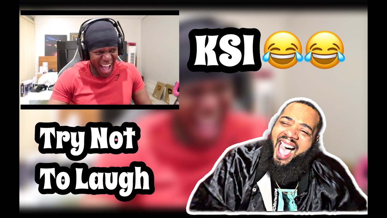KSI TRY NOT TO LAUGH - FUNNIEST MOMENTS | REACTION | THEE DOPE GUY ...