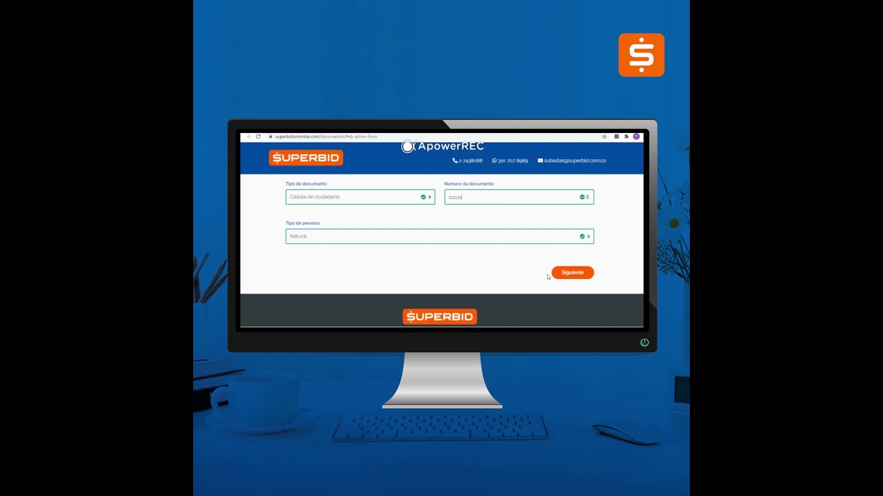 SUPERBID Conoce como habilitarte en las subastas - YouTube