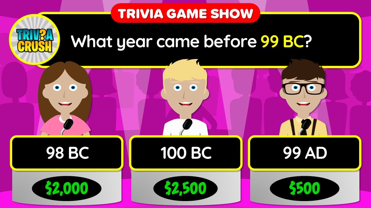 👉 Today's Best GENERAL KNOWLEDGE Daily Trivia Quiz - Unique Game Show ...