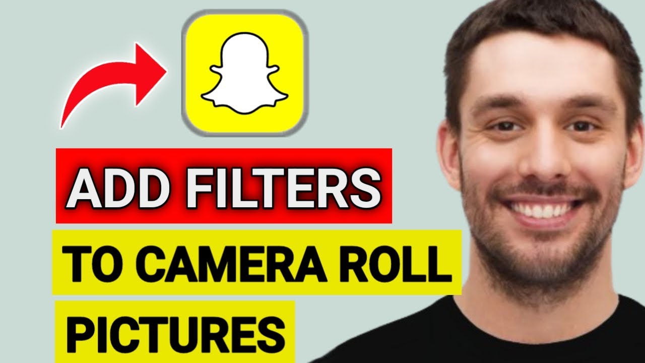 How To Add Snapchat Filters To Pictures In Camera Roll - YouTube