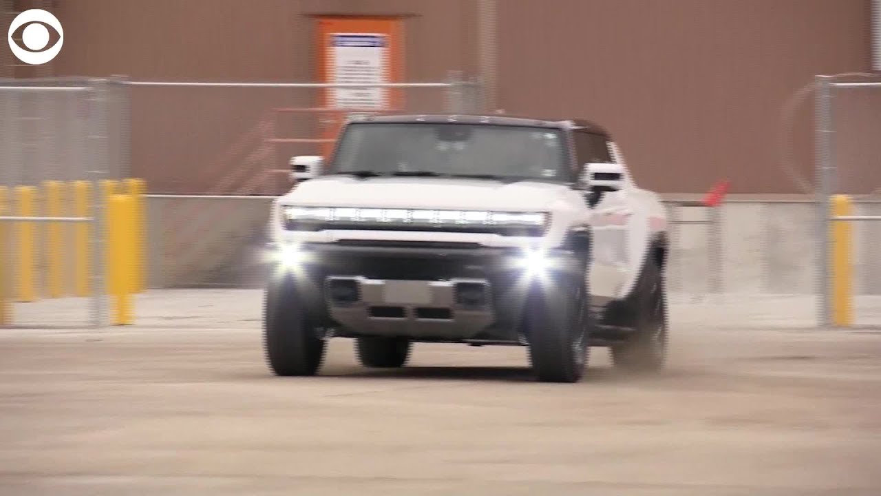 WEB EXTRA: President Biden Test Driver Hummer EV in Michigan - YouTube