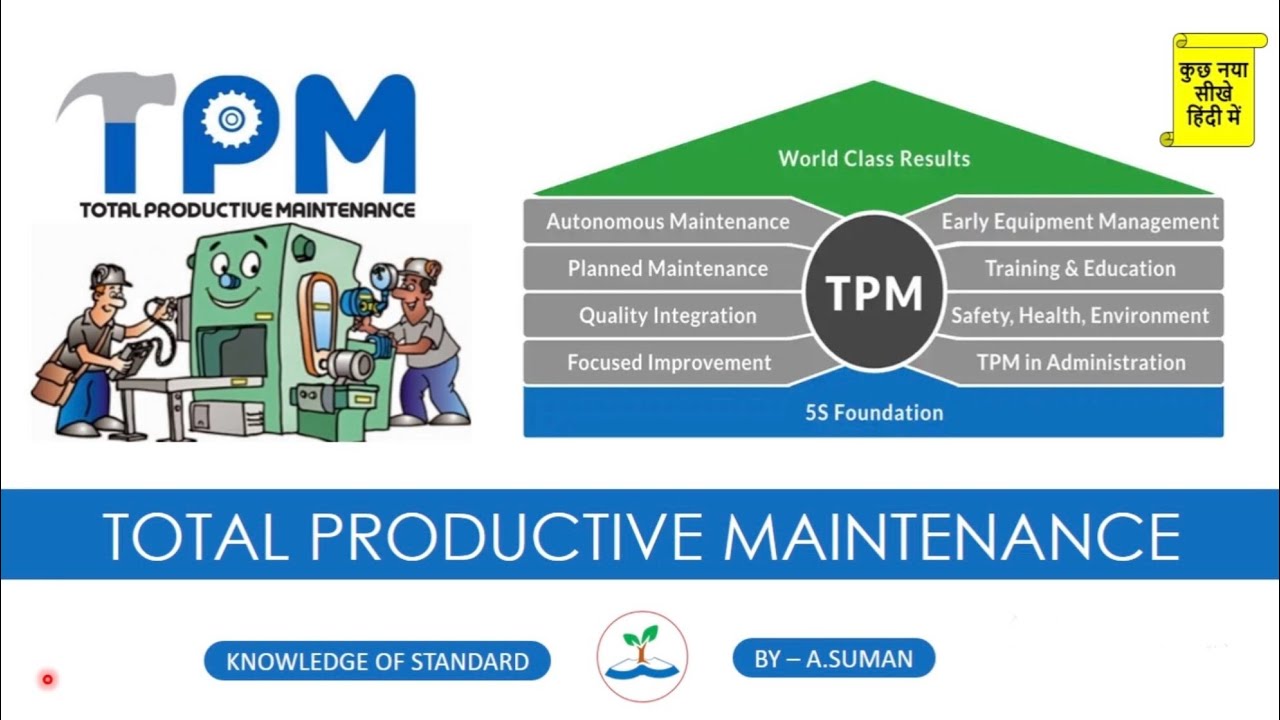 What is TPM & TPM 8 Pillars , TOTAL PRODUCTIVE MAINTENANCE, TPM IN ...