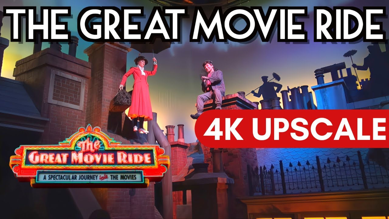 THE GREAT MOVIE RIDE (Pre TCM) Full Ride POV in 4K | Disney's Hollywood ...