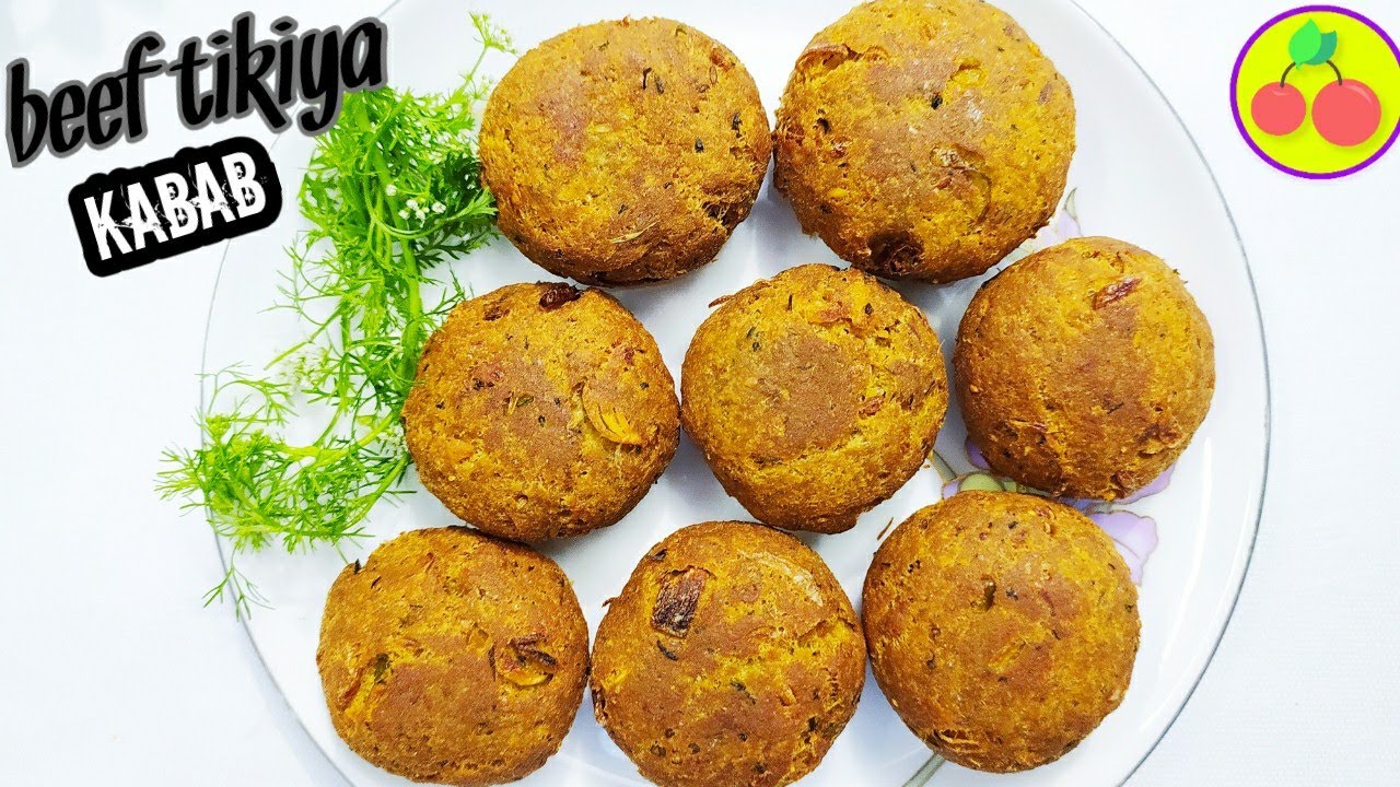 ঈদ স্পেশাল গরুর মাংসের টিকিয়া কাবাব রেসিপি || Beef tikiya kabab ...