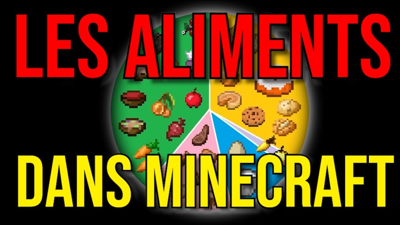 Les différents aliments de Minecraft - YouTube