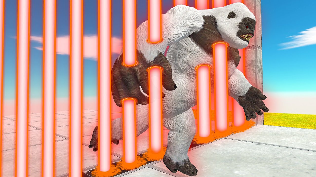 LASER WALL VS MONSTERS - Animal Revolt Battle Simulator - YouTube