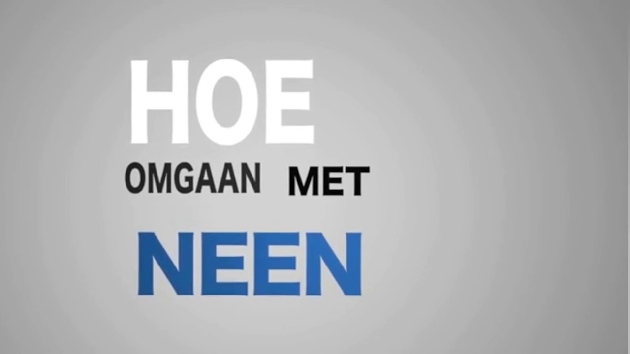 Nee. hoe bedoelt U? - YouTube