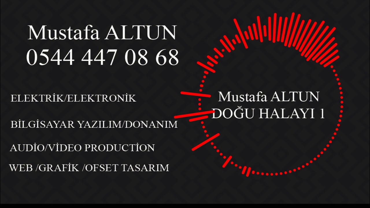 Mustafa ALTUN Doğu Halayı 1 - YouTube