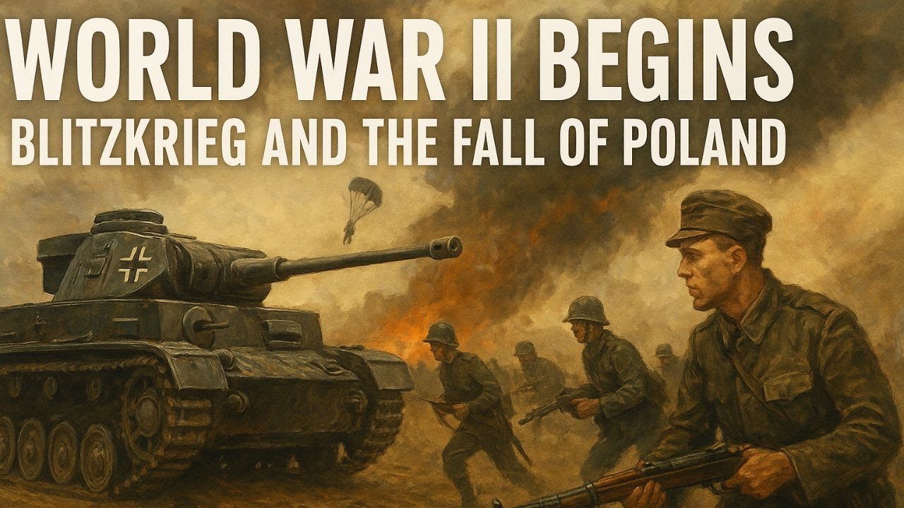 World War II Begins: Blitzkrieg and the Fall of Poland - YouTube