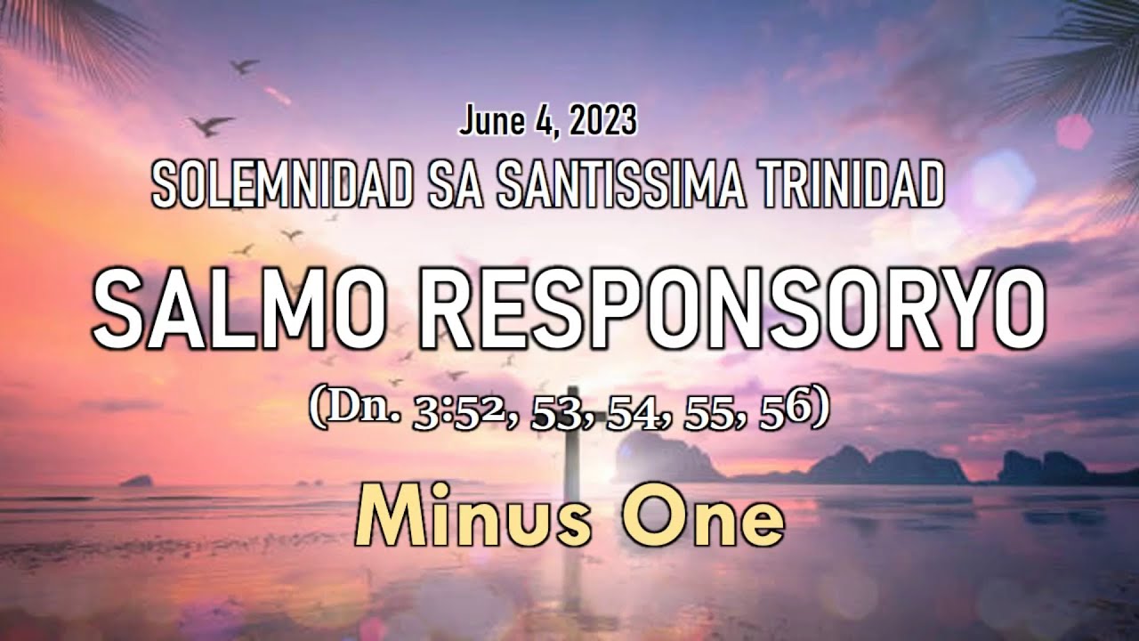 Salmo Responsoryo - June 4, 2023 - Minus One - YouTube