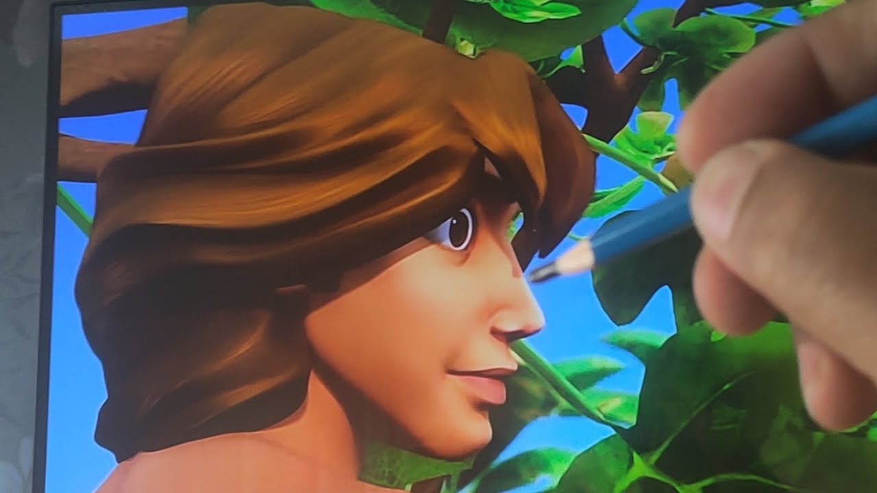 How to draw Adam Face from Superbook | Christian Animation |Easy ...