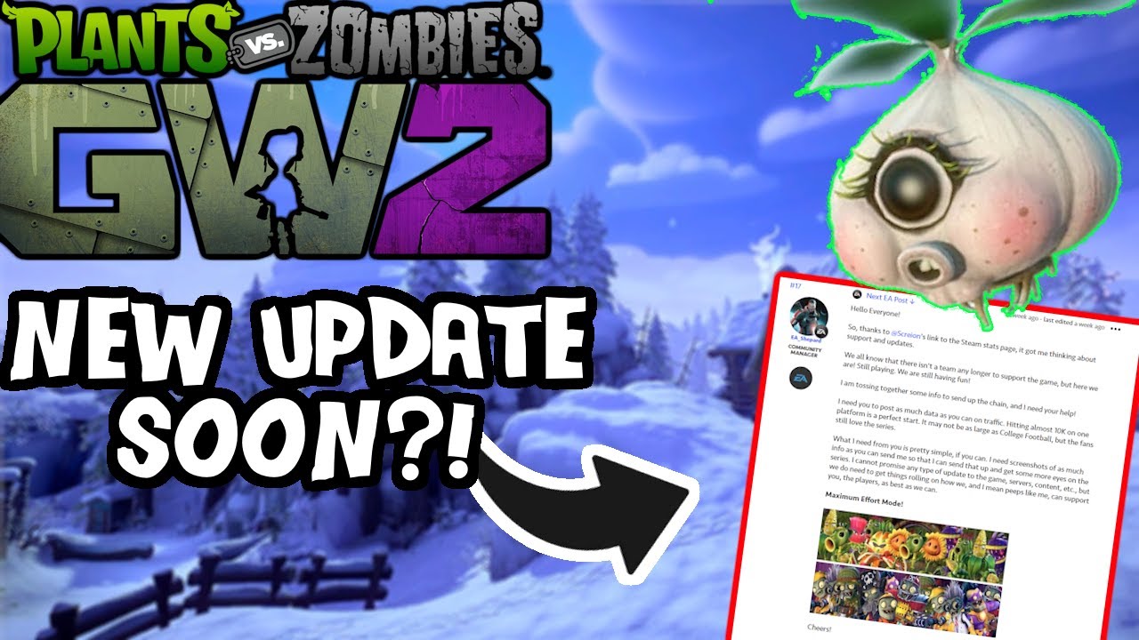 PvZ Gw2 NEW UPDATE NEWS (Massive News) - YouTube