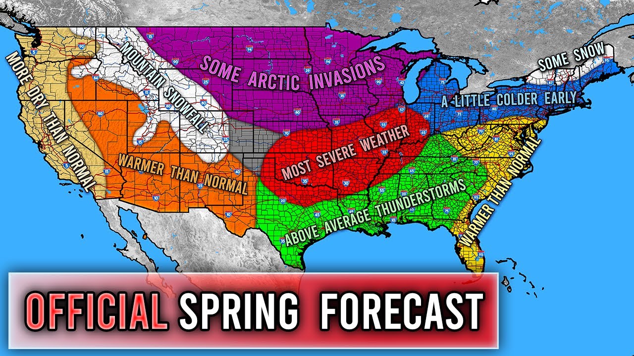 Official Spring Forecast 2020 - YouTube