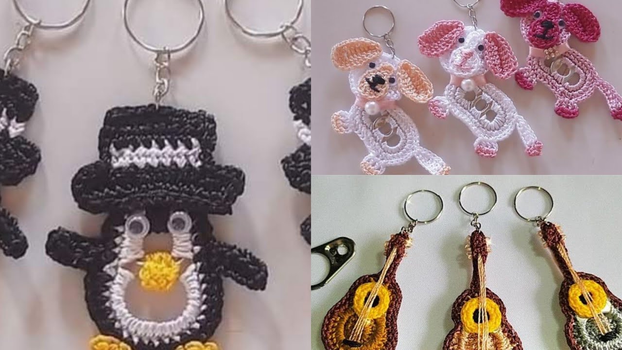 knitting keychain models Great models where you can make money - YouTube