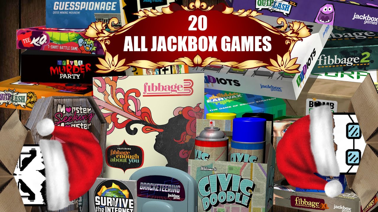 [Ep 20] All Jackbox Games - Now With Jackbox Party Pack 8! - [Holiday ...