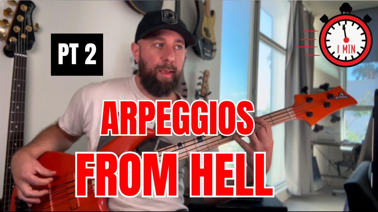 Arpeggios From Hell - Bass Shred Exercises pt. 2 - YouTube