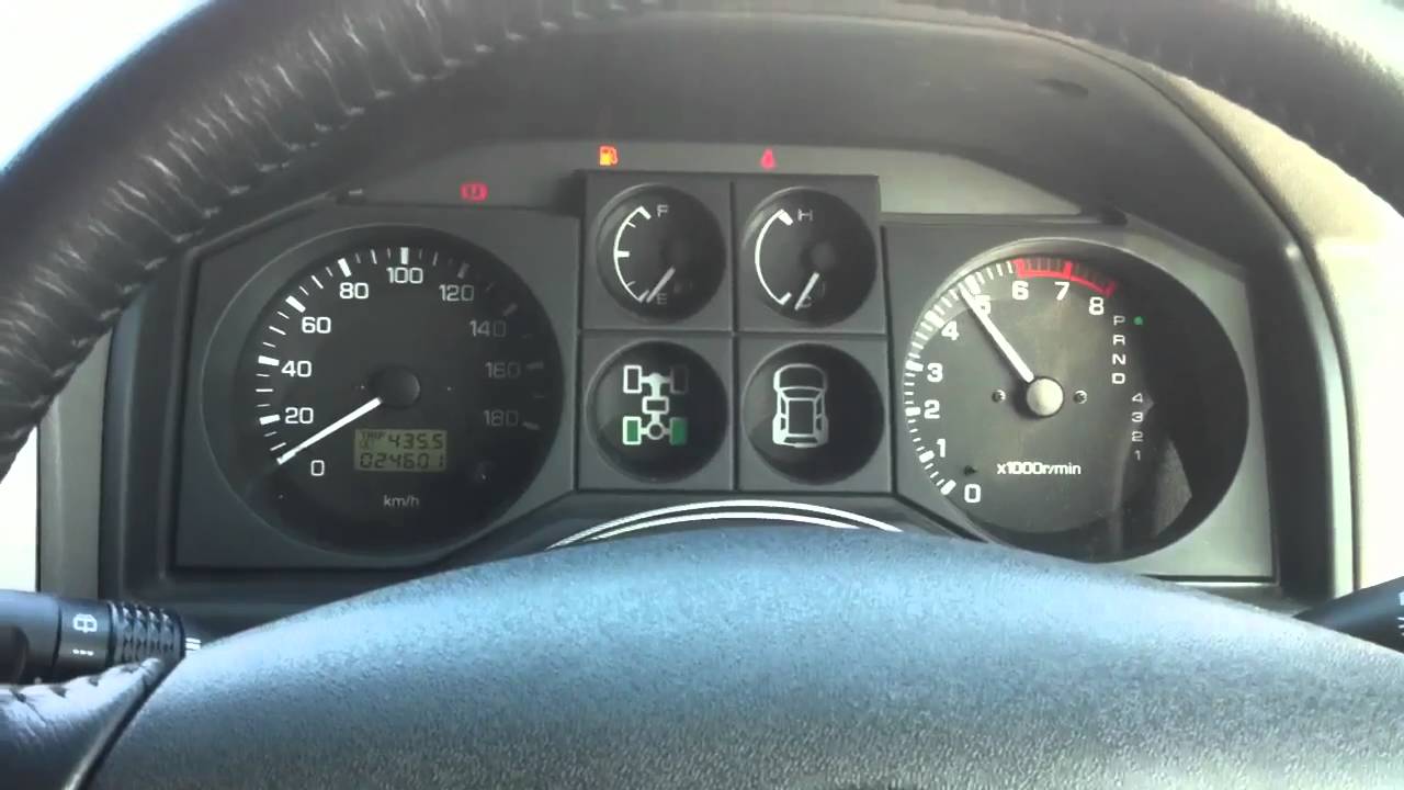 2006 Mitsubishi Pajero 3.0 ActivF V73W speedometer - YouTube