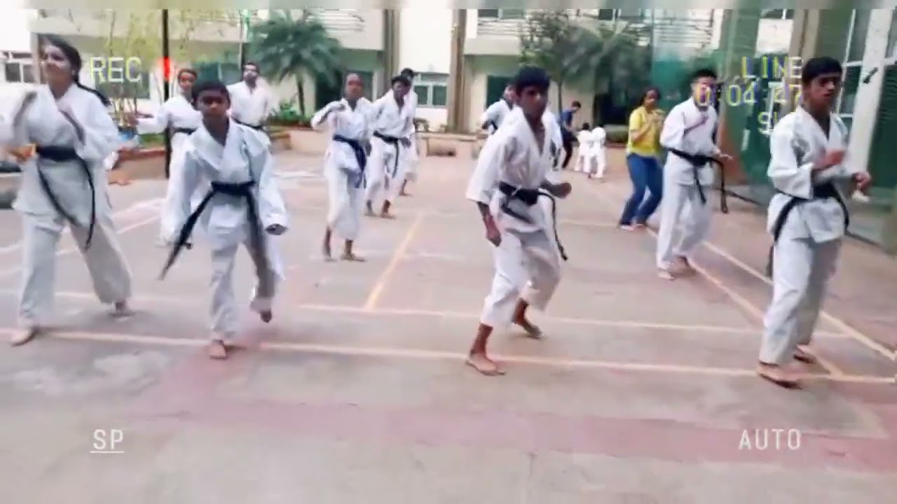 jumping front kick and spinning Snap kick - YouTube