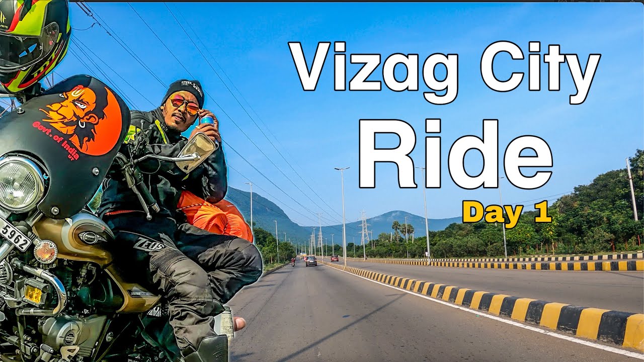 1ST DAY OF SIGHT SEEING IN VIZAG CITY // BIKE RIDE// #movingstar - YouTube