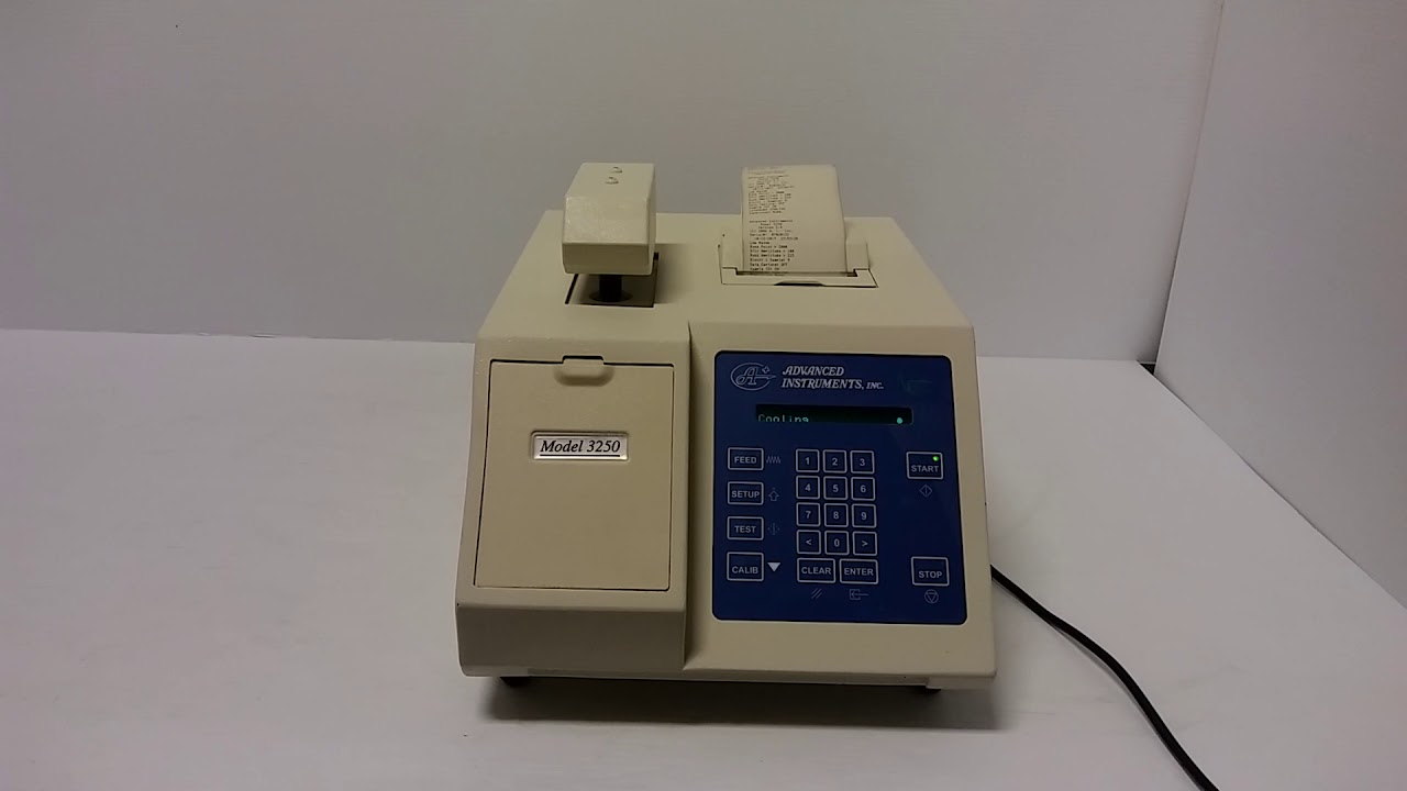 Advanced Instruments 3250 Osmometer - 90 Days Warranty [BOSTONIND ...