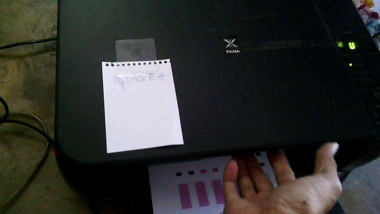 CANON Printer MP280 series repair & test print out. - YouTube