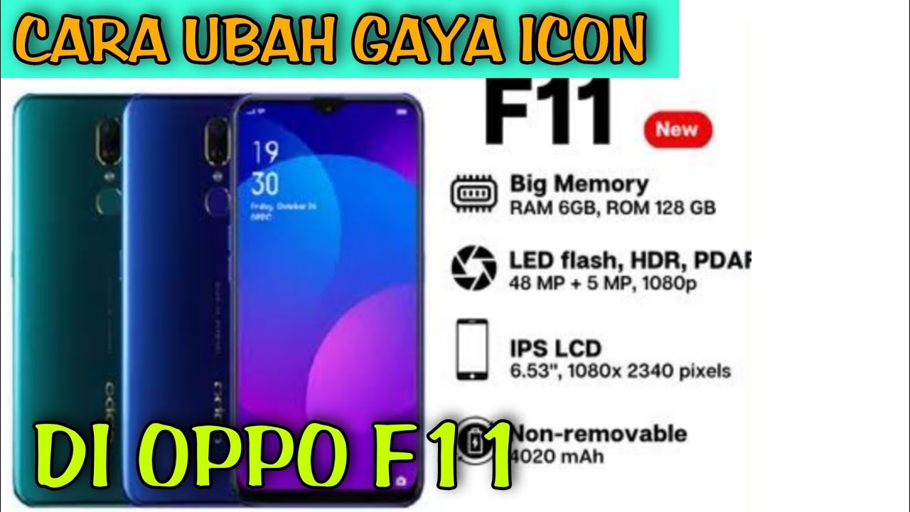 Cara Ubah Gaya Icon Menu Di Oppo F11 - YouTube